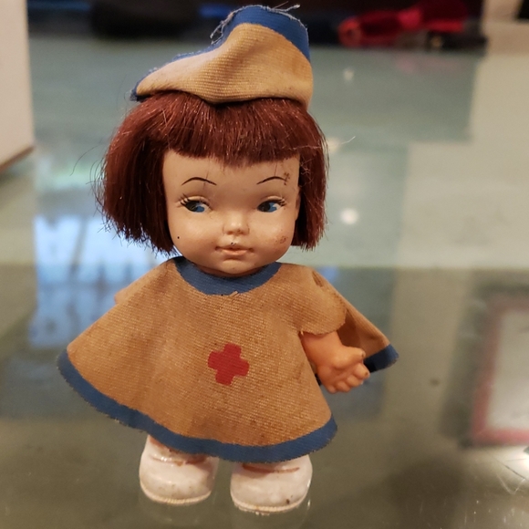 pee wee doll | Toys | Vintage 965 4 Pee Wee Doll Of A Nurse | Poshmark